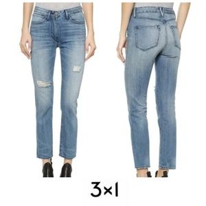 3x1 | Jeans | Nwt 3x High Waist W3 Distressed Crop Skinny Jeans | Poshmark